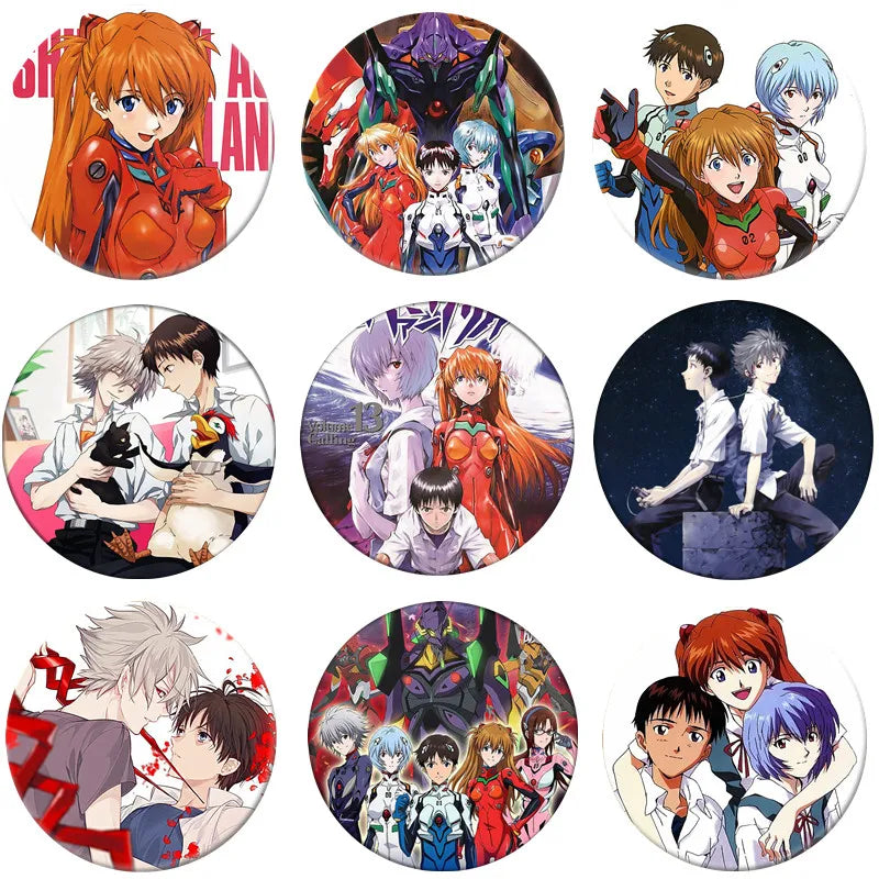 Pins Anime Badge Ikari Rei | The cosmic anime